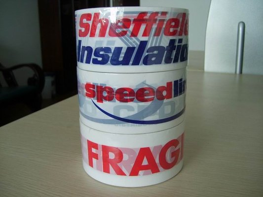 A fita acrílica da embalagem do espaço livre da colagem/coloriu a fita da embalagem para a selagem das caixas