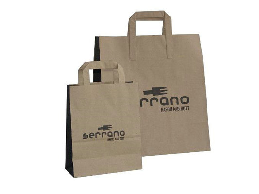 sacos de papel marrons com punhos