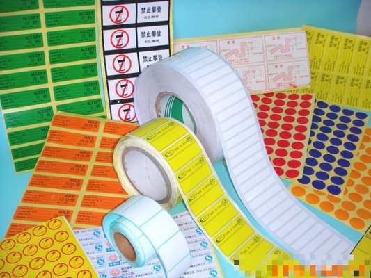 O papel Semi-Lustroso imprimiu etiquetas adesivas no preço, na marcação, nas garrafas personalizados etc.