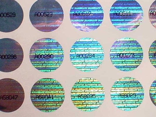 Etiquetas adesivas impressas ANIMAL DE ESTIMAÇÃO do holograma do laser para Anti-Falsificar