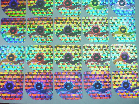 Etiquetas adesivas impressas ANIMAL DE ESTIMAÇÃO do holograma do laser para Anti-Falsificar