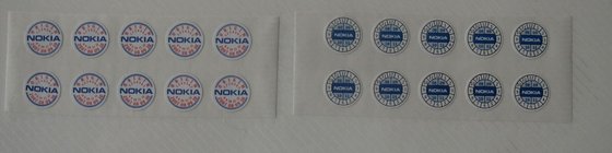 Easy Break Sealing Printed Self Adhesive Labels Rolls / Fragile Security Seal Labels In Important Opening