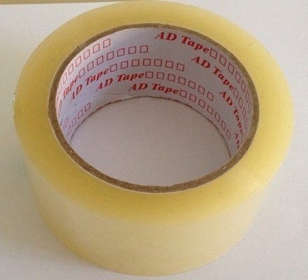 BOPP 2 polegadas de fita feita sob encomenda da embalagem de Hotmelt clara para o Handwork, 40microns