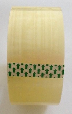 BOPP 2 polegadas de fita feita sob encomenda da embalagem de Hotmelt clara para o Handwork, 40microns