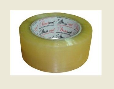 BOPP 2 polegadas de fita feita sob encomenda da embalagem de Hotmelt clara para o Handwork, 40microns