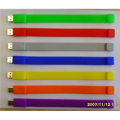 Punhos coloridos plásticos/punhos plásticos feitos sob encomenda com USB real instalado