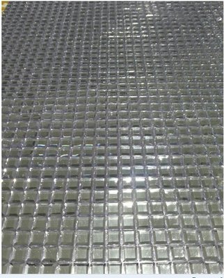 Folhas autoadesivas de pedra quadradas do cristal de rocha