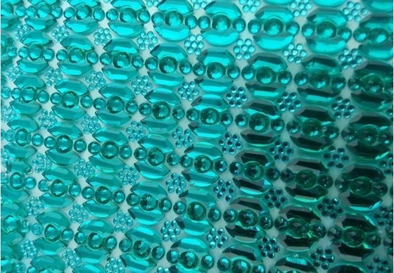 Folhas do cristal de rocha da forma da flor da ameixa, cristais de rocha autoadesivos para sapatas