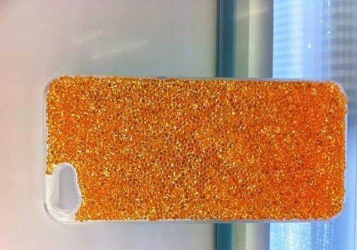 O cristal de rocha autoadesivo da forma redonda cobre 3MMx3MM para o telefone móvel