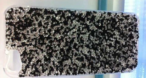 O cristal de rocha autoadesivo da forma redonda cobre 3MMx3MM para o telefone móvel
