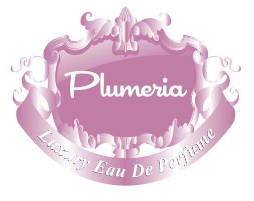 Etiquetas da garrafa de Luxo Eau De Perfume Cosmético com rosa do Plumeria gravadas