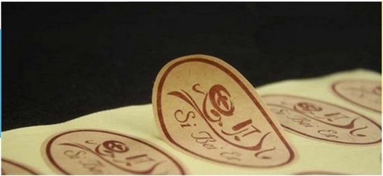 O papel de embalagem Imprimiu Eco-amigável das etiquetas adesivas personalizado para o ambiente natural