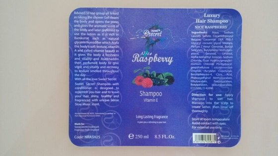 Impressão deslocada das etiquetas cosméticas feitas sob encomenda da garrafa para o champô do cabelo