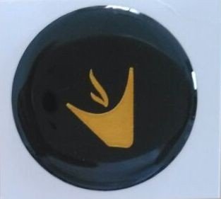 Shiny Gold Cosmetic Bottle beauty product labels Epoxy Finish with Customized