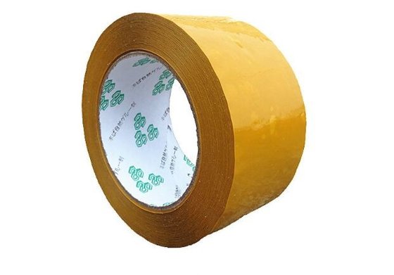 Fita amarela da embalagem de Bopp acrílico Gule da água de 18mm - de 72mm