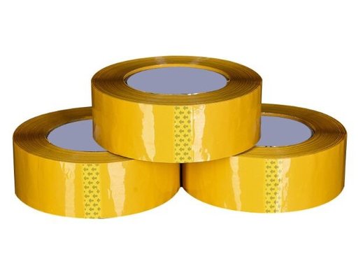 Fita amarela da embalagem de Bopp acrílico Gule da água de 18mm - de 72mm
