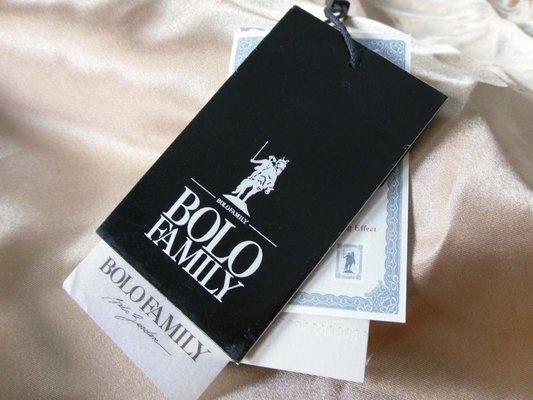 Etiquetas impressas do cair da fita corda de seda para a roupa personalizada