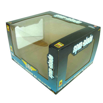 Presentes do brinquedo que empacotam a caixa de papel impressa cor com PVC transparente Windows