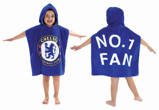 Custom Made Hooded Bath Towels , Highly Absorbent Swimming Poncho Towel