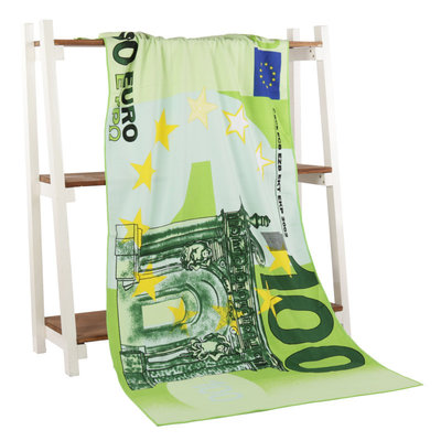 Euro Printed Beach Towels 100% Cotton Reactive Full Color Printing