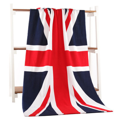 Australia Flag Reactive Printed Classic Beach Towels Highly Absorbtent 320 Grams
