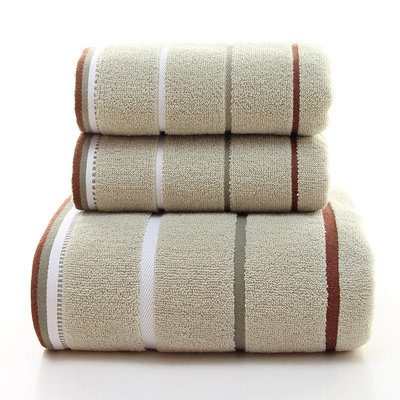 Light Color Hotel Bath Towel /  Ultra Absorbent Towel For Swimming