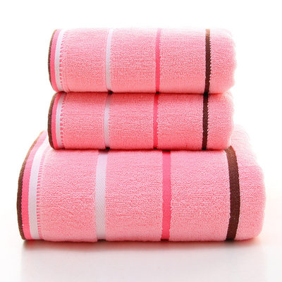 Light Color Hotel Bath Towel /  Ultra Absorbent Towel For Swimming