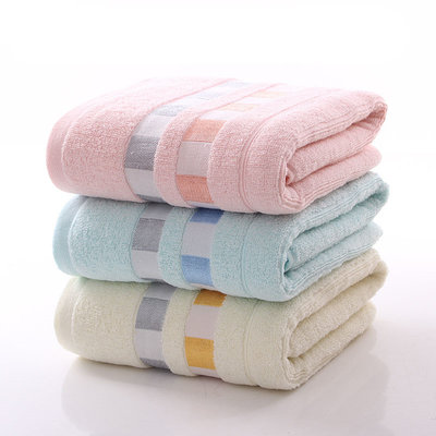 Quick Dry Jacquard Bath Towels Royal Home Textile With Reactive Print