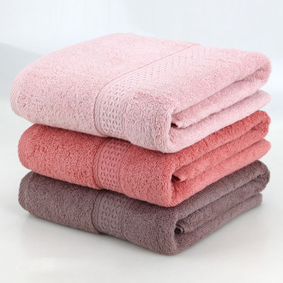 Turkish Style Velour Cotton Bath Towels Custom Simply Soft And Lasting Color