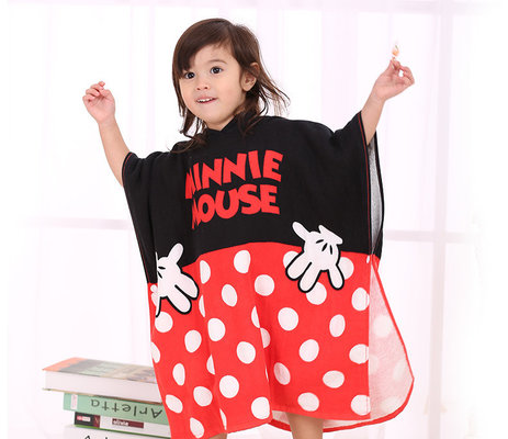 Summer Beach Kids Poncho Bath Towel