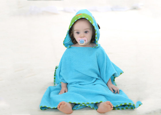 Multicolor Comfortable Kids Hooded Blanket Heat Transfer Printing