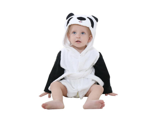 Sunflower Toddlers Hooded Wrap Towel / Baby Bath Towels Funny And Cute Design