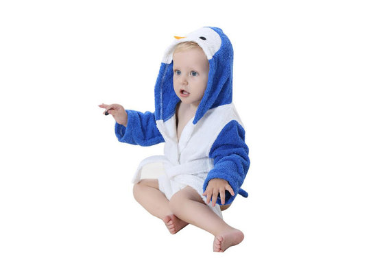 Sunflower Toddlers Hooded Wrap Towel / Baby Bath Towels Funny And Cute Design