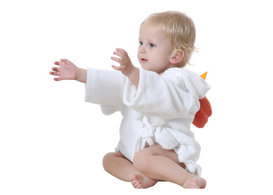 Luvable Friends Thick Poncho Hooded Towel With Dinosaur Animal Carton