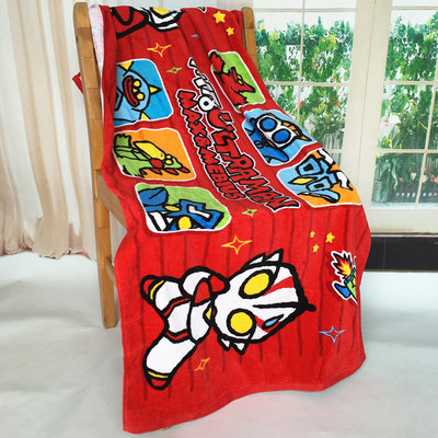 Ultraman Personalized  Monogrammed Beach Towels Ultraman Carton Pattern