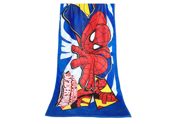 Spiderman Beach Towels Monogrammed Cool Bright Color Red for Little Boy 250gsm