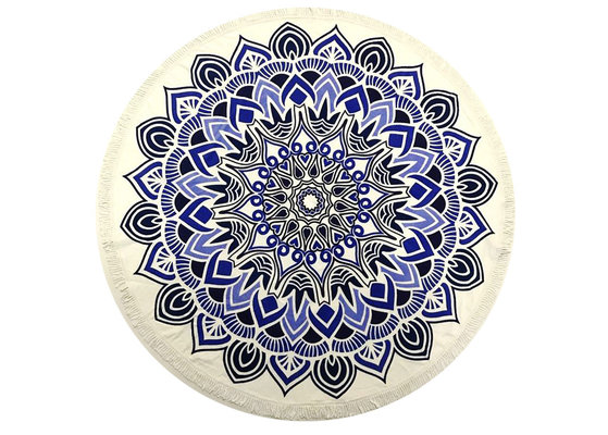 Large Circle Bohemian Beach Towel Personalized Printed Sydney Tapestry