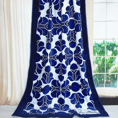 Male Dandelions Colorful Beach Towels Simple Blue Edge 100% Luxury Cotton