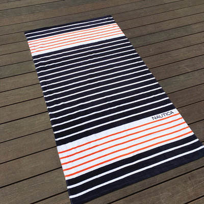 Eco Friendly Chevron Printed Beach Towels For Shower High Water - Absorbing