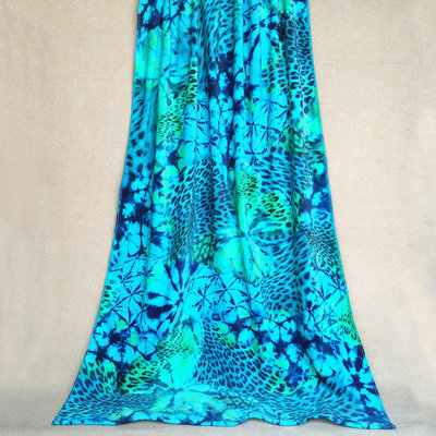 Double Terry Reactive Printed Beach Towels For Outdoor Activities 95 X 160cm