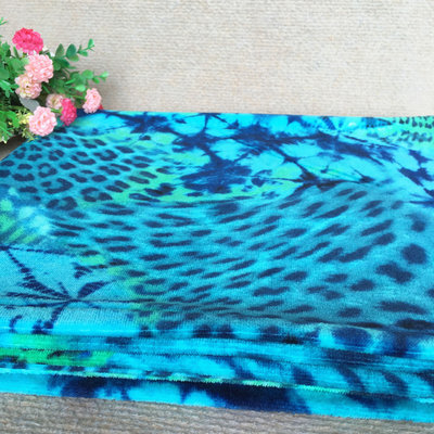 Double Terry Reactive Printed Beach Towels For Outdoor Activities 95 X 160cm