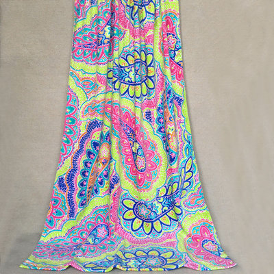 MultiColor Monogrammed Oversized Beach Towels Thermal Transfer Print