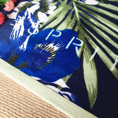 Satin Reversible Large Beach Blanket / Thick Beach Towels 104 X 180cm