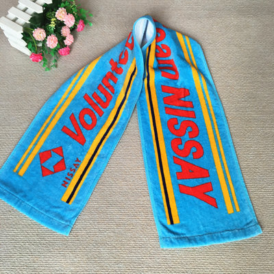Promotional Sky Blue Sports Golf Towels / Athletic Cooling Towel Reactive Printed