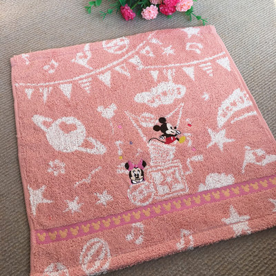 Classic Pooh Printed Baby Face Towel / Jacquard Hand Towels Soft Cotton