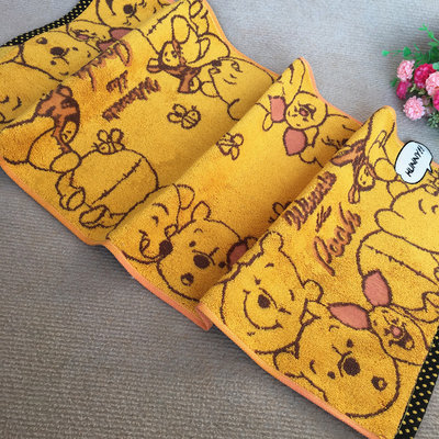 Teddy Printed Cotton Face Towel / Soft Hand Towels Reversible 100 Percent Cotton