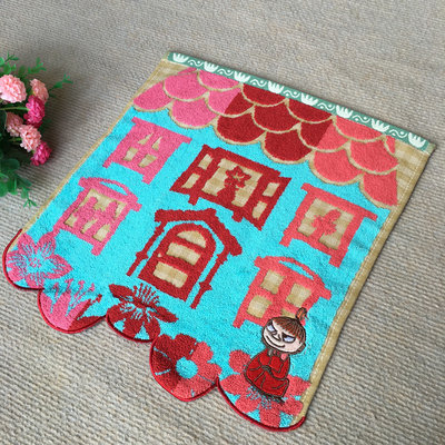 Luxury Quick Dry Cotton Face Towel Small Size With Fastness Color