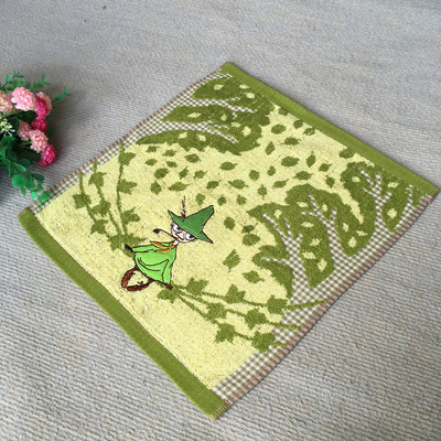 Old Witch Decoration Cotton Face Towel With Excellent Sweat Absoption