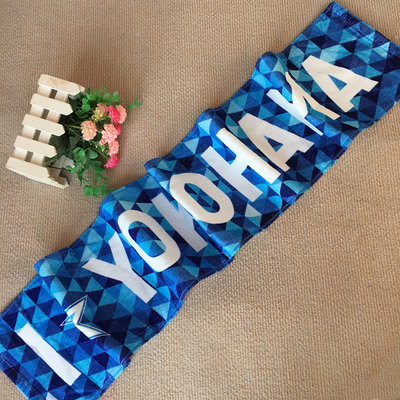 100% Digital Printed Sports Gym Towel / Instant Cooling Towel Lightweight