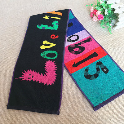 High Water Absorbency Sports Cooling Towel , Black And Colorful Snap Cool Towel